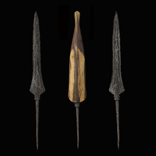 Antique Cirebon Cekel Beluluk tombak - spear - ngulit semangka and ...