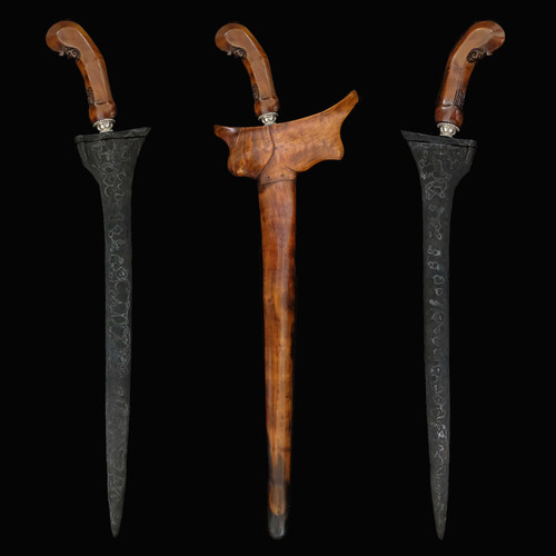 Antique Brojol keris, kris - Healing powers - pamor Uler Lulut and ...