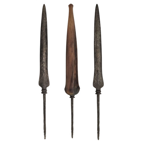 Antique Cirebon Cekel Beluluk Tombak - 18th century - Beras Wutah Halus ...