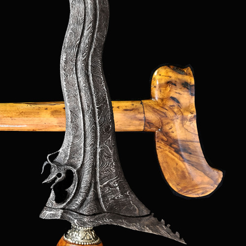 Rare Nogo Sungkem keris, kris - Pamor Lar Gangsir - 13 luk | paragonswords