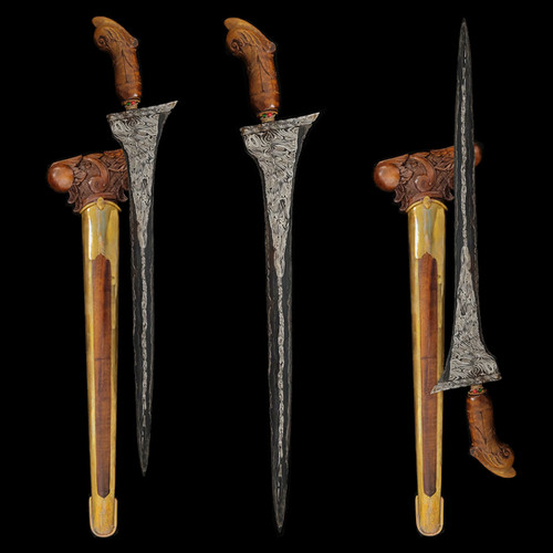 Antique, spiritually powerful, Brojol Empu Koso kris, keris – 3 pamors ...