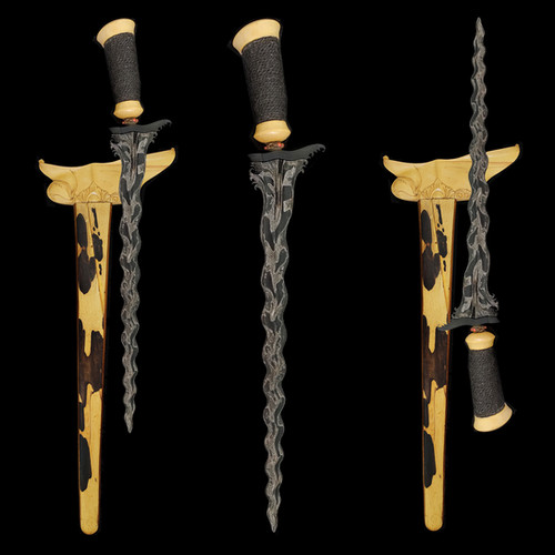 Powerful Lombok – Bali Carita keris, kris - Carita dapur with 21 luk ...