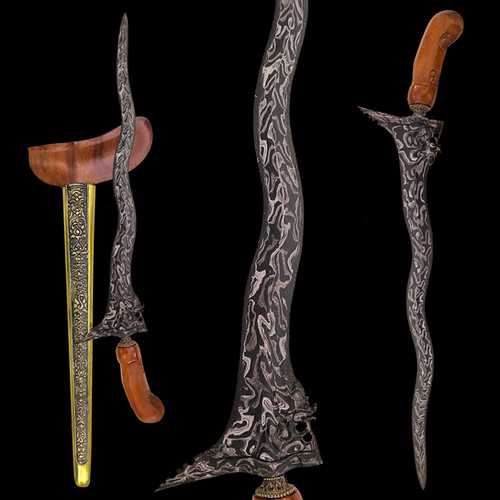 Naga Siluman kris, keris - pamor Kenanga Ginuba and Naga Siluman dapur ...
