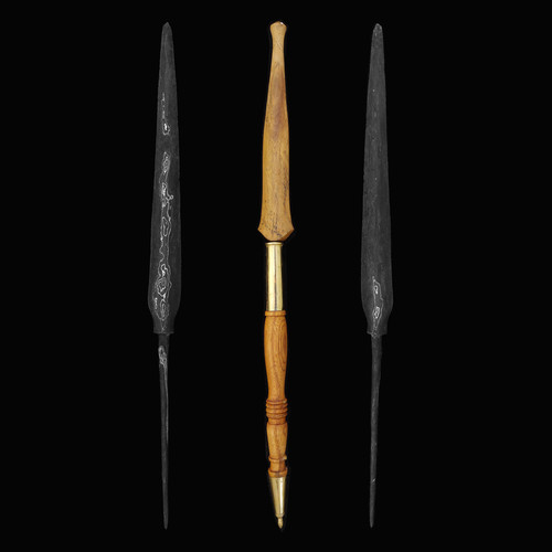 Antique Biring Lanang Tombak - Mataram XVII-era (17th century) - Ngulit ...