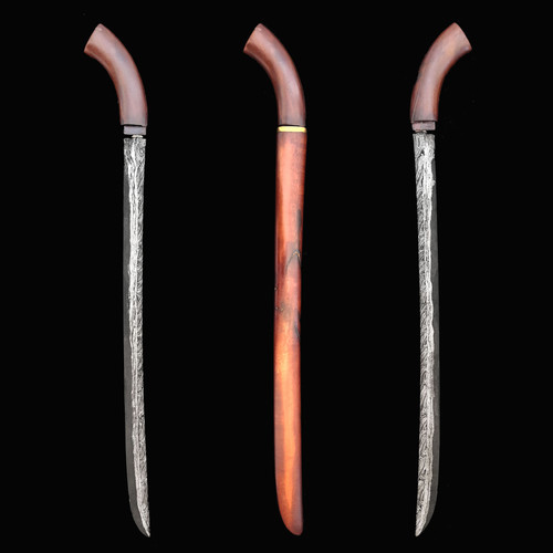 Pedang sword - Sunda, Indonesia - Beautiful jet-black blade with snow ...