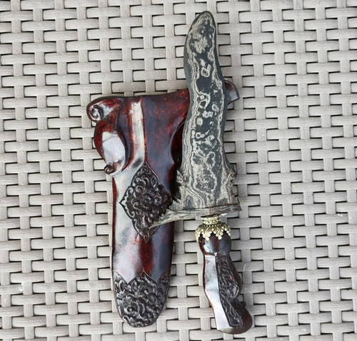 Keris jimat - putut kembar - pamor Sumur Bandung - tangguh pajajaran ...