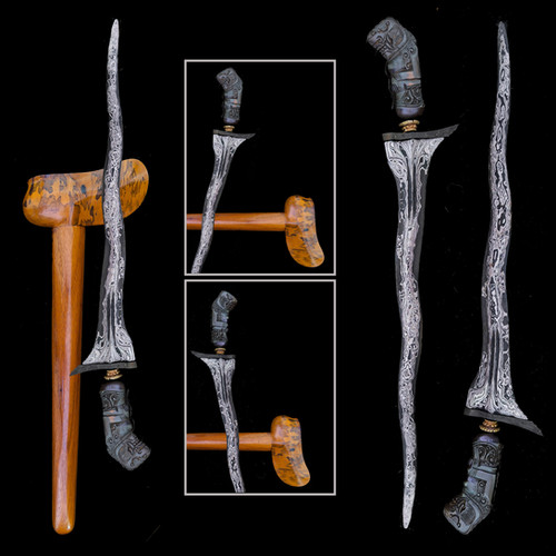 Antique, spiritual powerful Cirebon Corok Dukun Dholog kris, keris ...