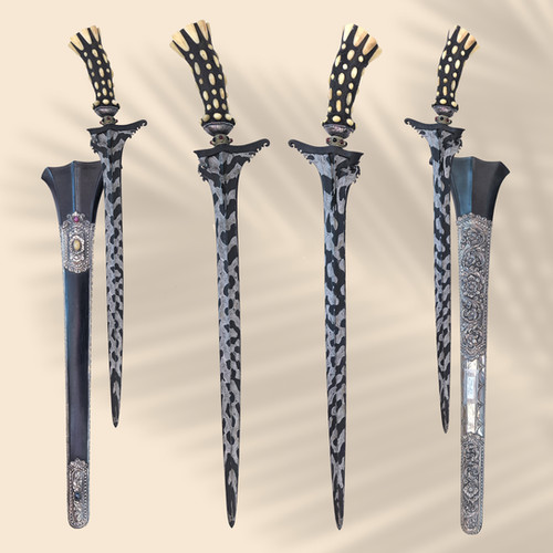 Impressive, Lombok Kalamisani, Ganggeng Kanyut kris, keris - Silver ...