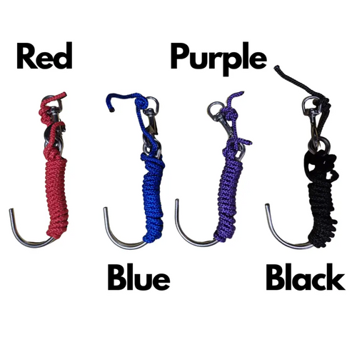 Single Head Reef Hook w Rope and Single Bolt Snap | re:DIVE