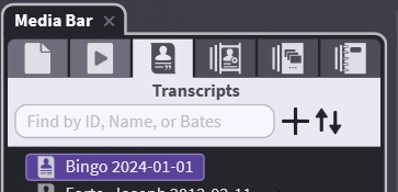 Adding Synchronized & Non-Synchronized Transcripts