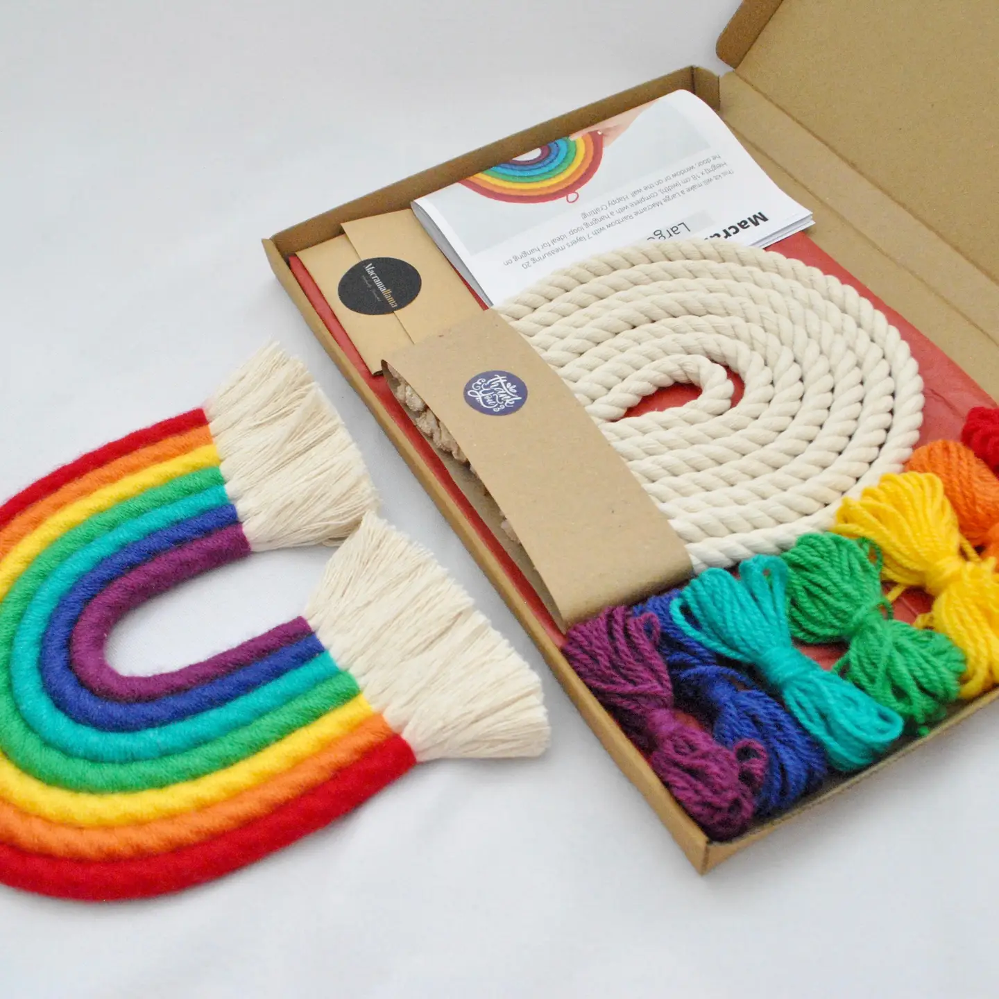 Rainbow Macrame | Little Crafters Cafe