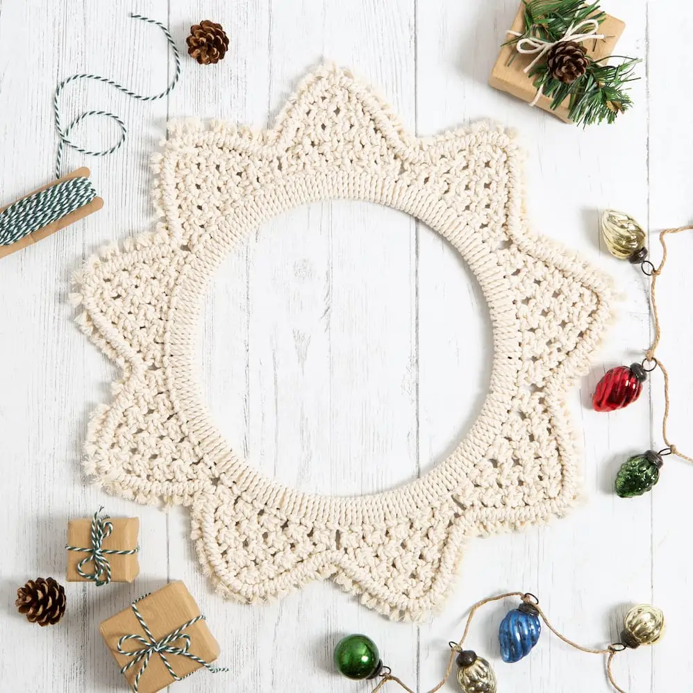 Macrame Star Wreath Craft Kit | Little Crafters Cafe