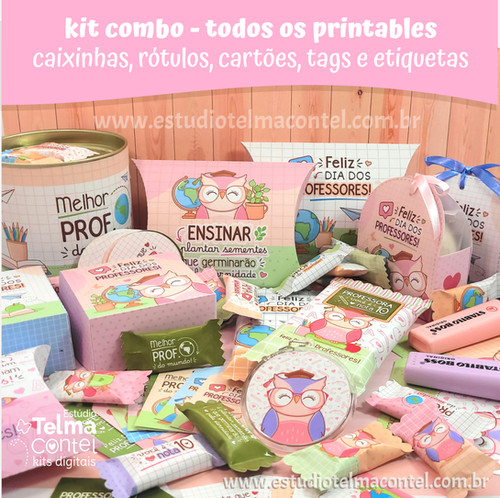 Kit Digital - Combo completo printables - Professores 2023 | Estúdio ...