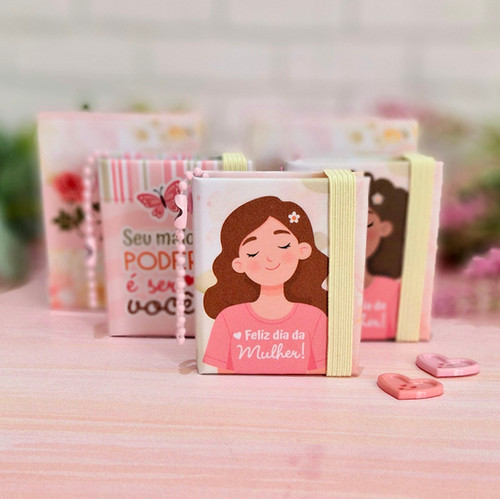 Kit Digital - Capa para bloco adesivado (tipo post-it) - Dia da Mulher ...
