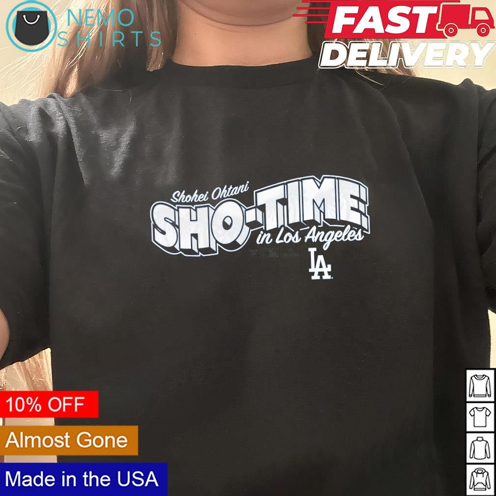 Official Shohei Ohtani Sho-Time in Los Angeles Dodgers shirt