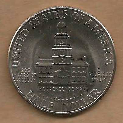EUA KENNEDY HALF DOLLAR 1976D COMEMORATIVA | Laury Numismática