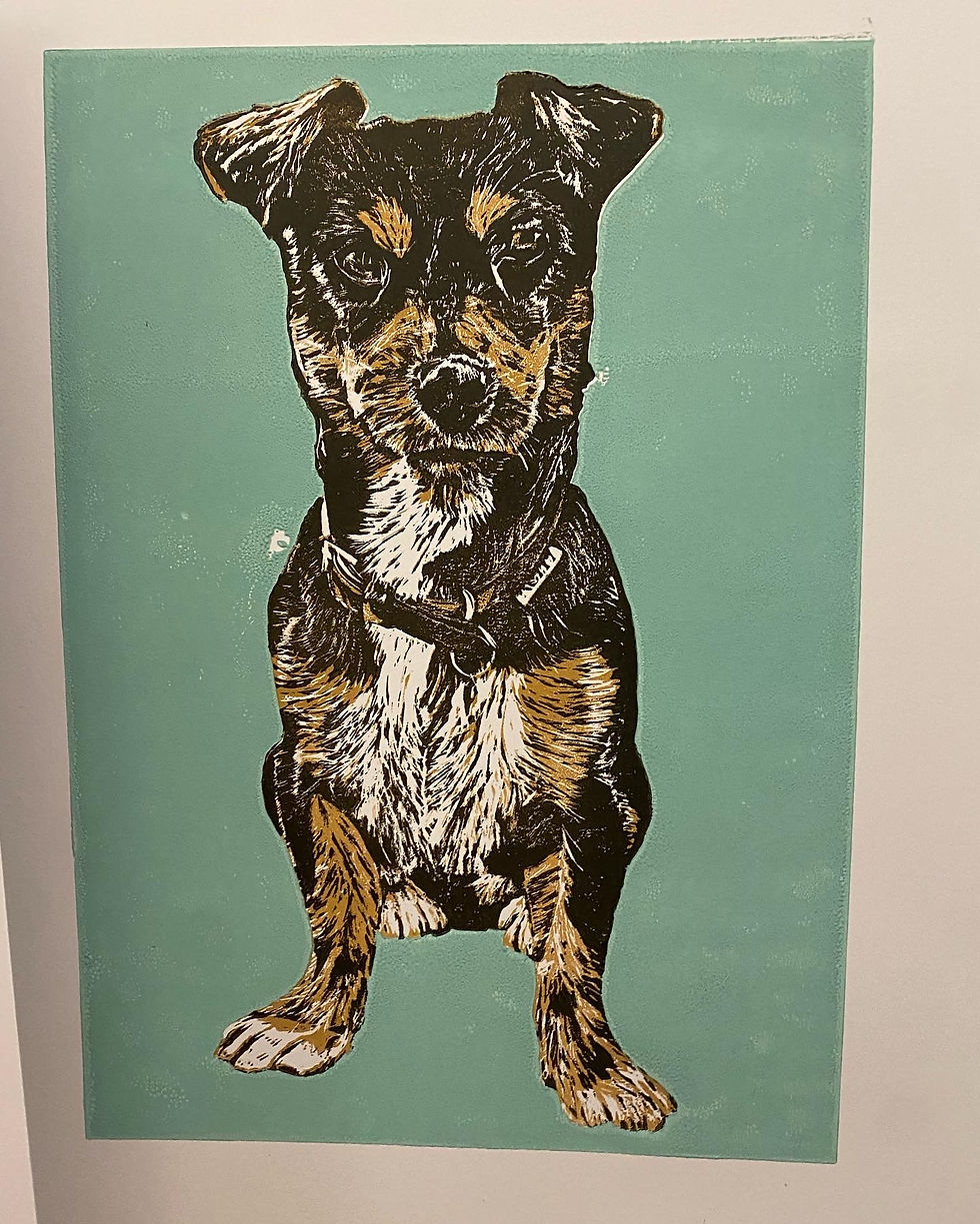 Lino Printing In Wales | Prints By Hannah