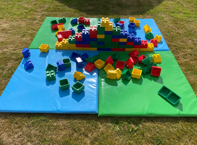 Giant Soft Building Bricks Hire - Party Supplies Aberdeen