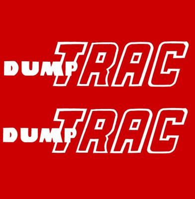 DUMP TRAC TRACTOR TRAILER DECALS | Creative Graphics