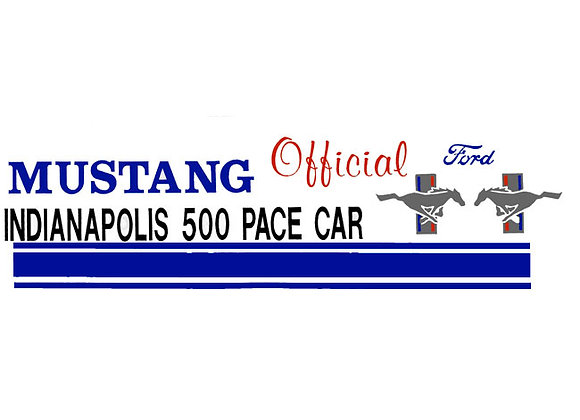 Mustang Pace Car Decals | Creative Graphics