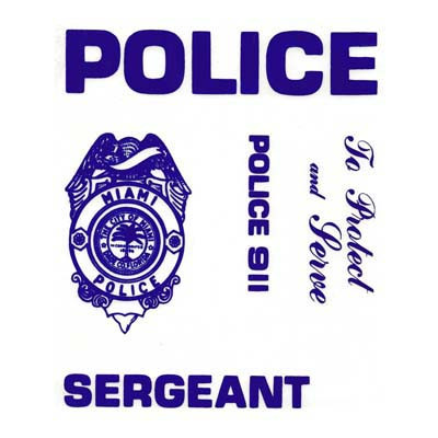 POLICE PROTECT AND SERVE | Creative Graphics