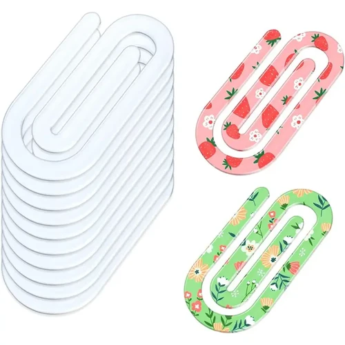 Acrylic Paper Clips, 10.16cm x 5.08cm with customized printing | ONHAND