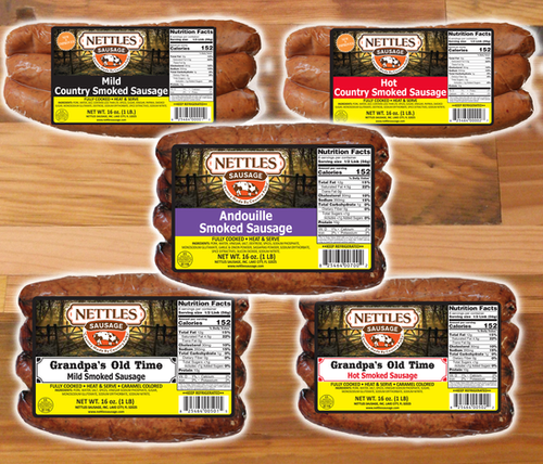 1 lb. Variety Packs | NettlesSausage