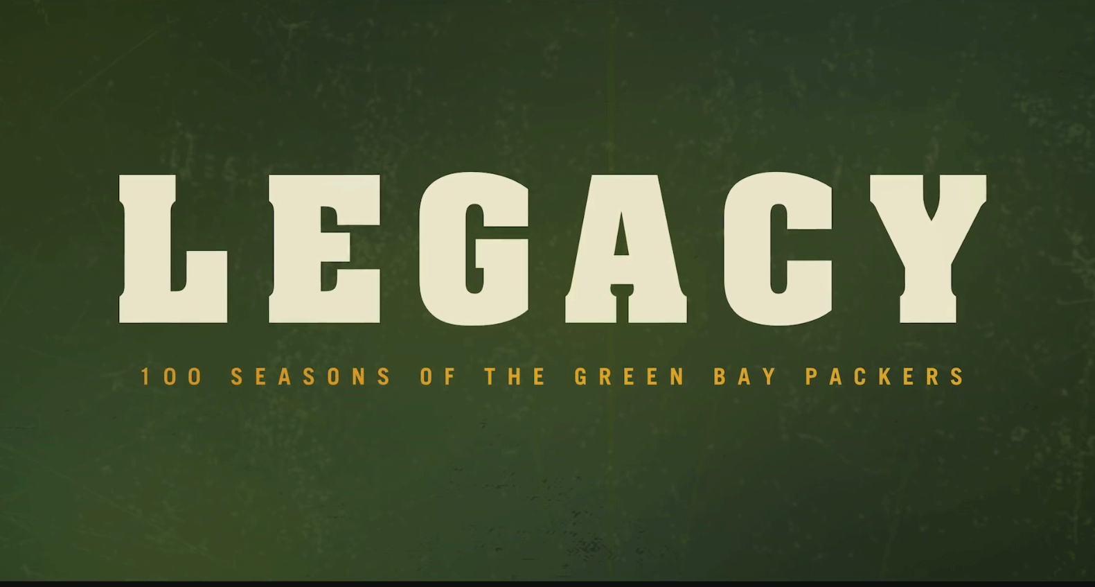 Legacy Documentary 100 Seasons of the Green Bay Packers on DVD - 10 ...