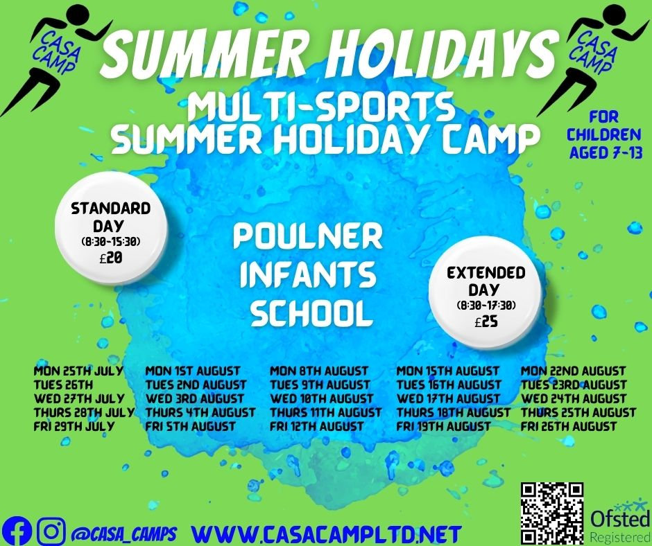 Summer Camp - Poulner Infant School - Standard Day - Childcare Vouchers ...
