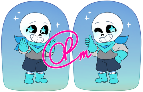UTAU UnderSwap Sans Pillow Plush | loadingcrewcrafts