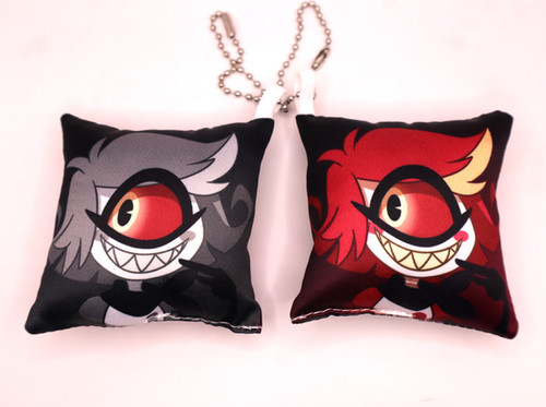 Hazbin Pillow Keychain - Nifty | loadingcrewcrafts