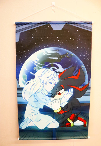 SA2B Shadow and Maria Wallscroll | loadingcrewcrafts