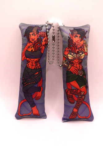 BG3 Karlach Mini Dakimakura | loadingcrewcrafts