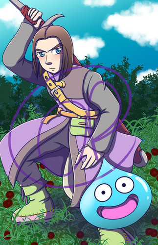 Dragon Quest 11 Hero Print | loadingcrewcrafts