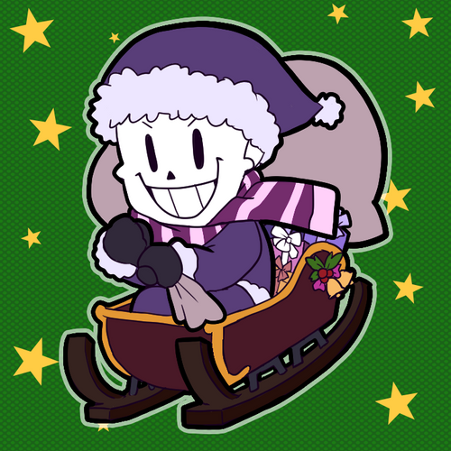 XTale Christmas Papyrus by Jakei | loadingcrewcrafts
