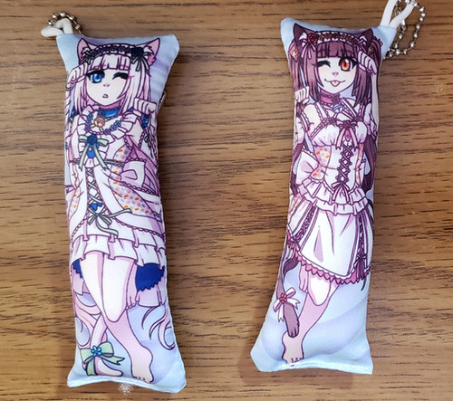 Nekopara Mini Dakimakura - Chocolate and Vanilla | loadingcrewcrafts