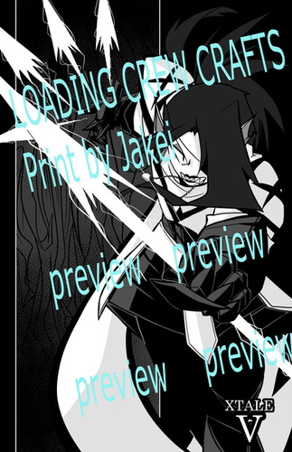 X-TALE PRINT V - UNDYNE | loadingcrewcrafts