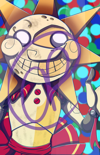 FNAF Security Breach Sun Print | loadingcrewcrafts