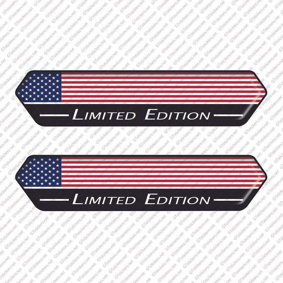 FLAGS | GT Stickers Domed Decals