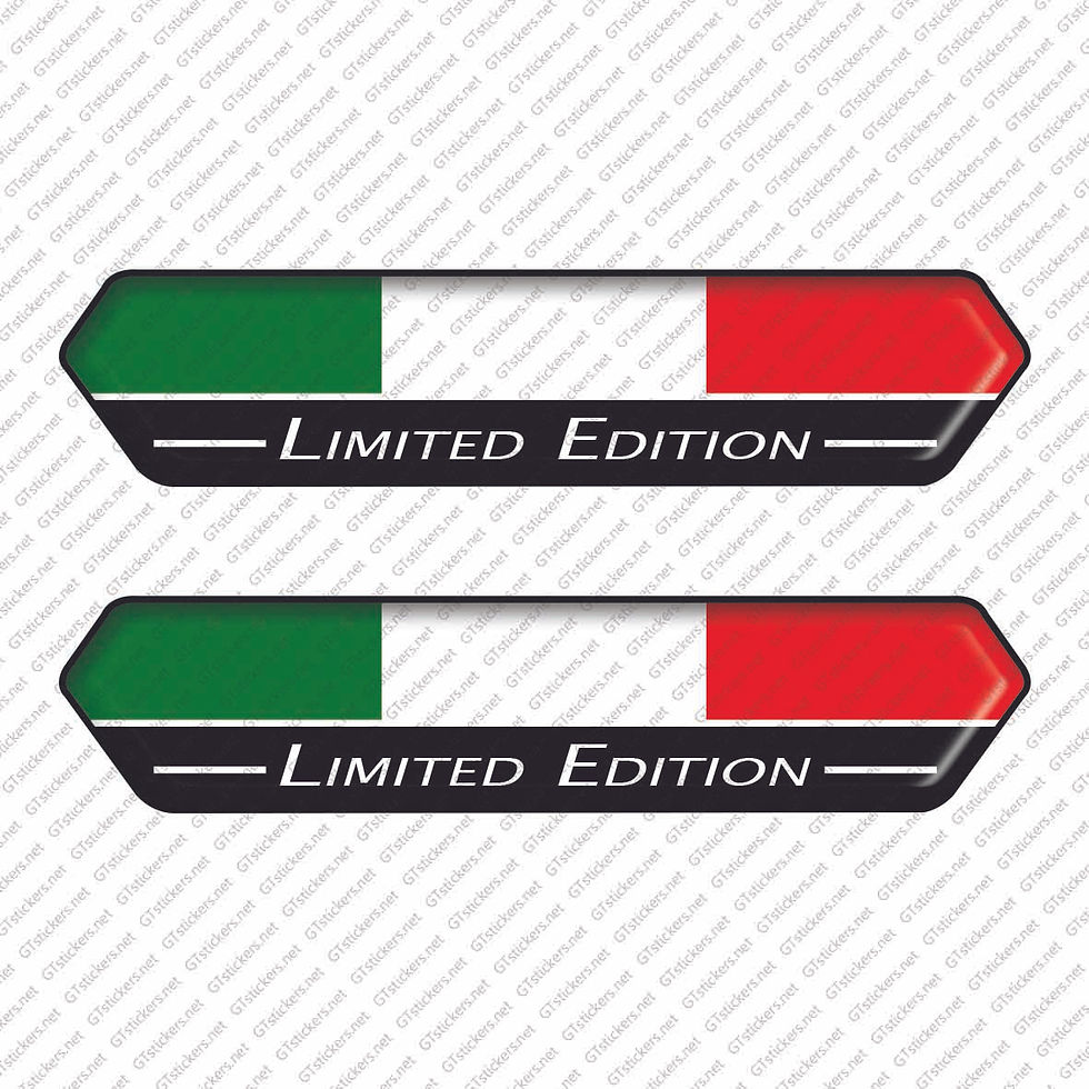 FLAGS | GT Stickers Domed Decals