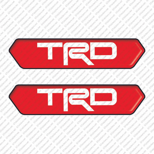 Toyota TRD Racing Decals x2pcs s.n:T7151 | GT Stickers