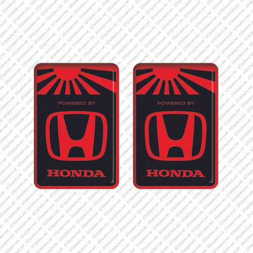 Honda Racing Decals x2pcs s.n: H6491 | GT Stickers