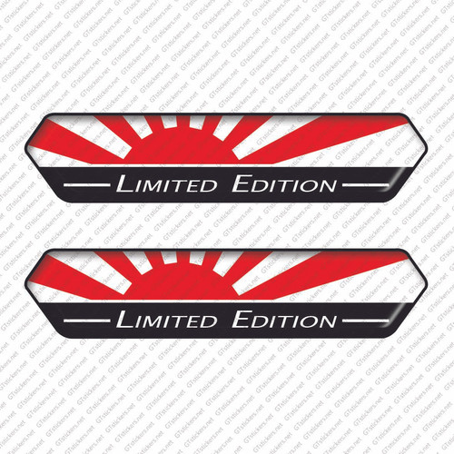 Japan Limited Edition Decals x2pcs s.n: L5688 | GT Stickers
