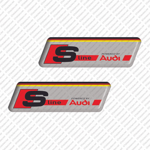 Audi S Line Decals x2pcs s.n: A4584 | GT Stickers