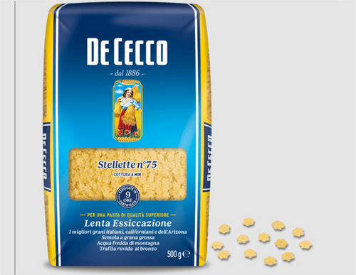 STELLINE/STELLETTE-LITTLE STARS PASTA - DE CECCO 500Gr | madeinitalychester