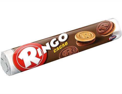 RINGO CACAO - COCOA BISCUITS COCOA CREAM - PAVESI 165Gr ...