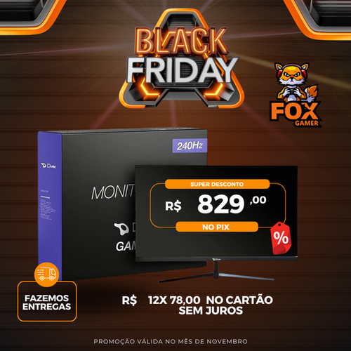 Monitor DX270GHQ 27″ IPS HDR FULL HD 1920×1080 240Hz | Fox Gamer Info