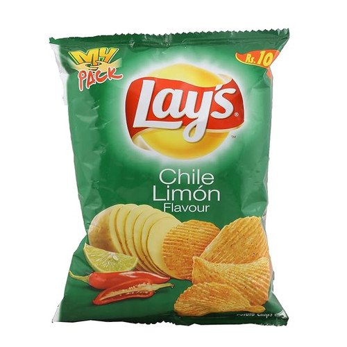 Buy Lays Potato Chips - Chile Limon 25g Pouch for Rs. 10 | Spicy ...