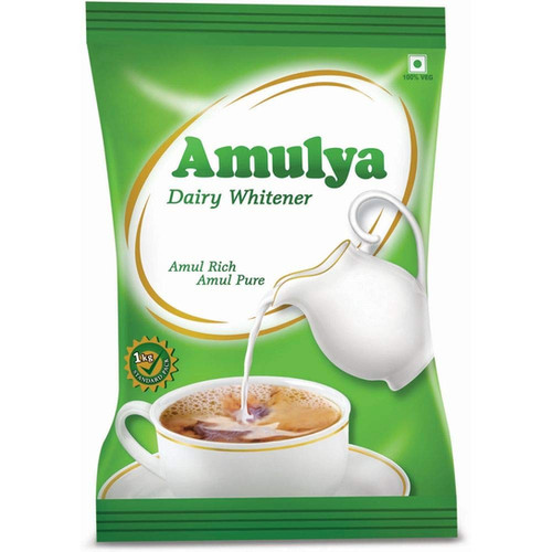 Amulya Pouch 1kg | Pure Dairy Milk Powder for Tea, Coffee, Sweets ...