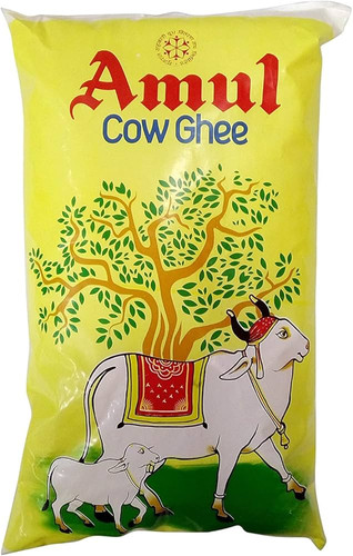 Amul Cow Ghee 1L Pouch | Pure & Aromatic Desi Ghee for Cooking and ...